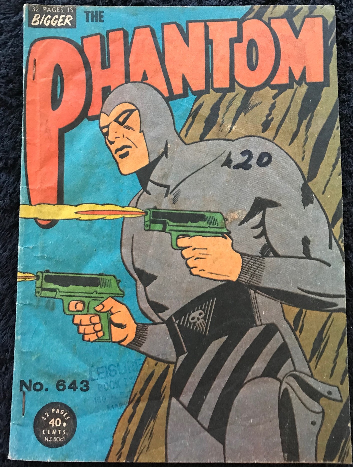 FREW PHANTOM COMIC #643-a - X Marks The Shop