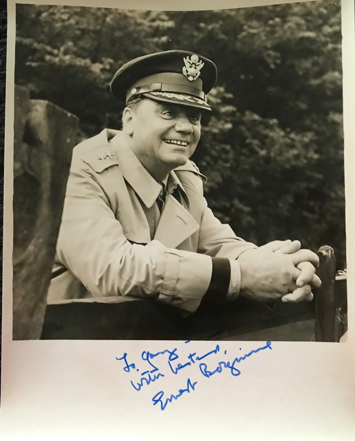 ERNEST BORGNINE - AUTOGRAPHED 10 x 8 PUBLICITY PHOTOGRAPH from The ...