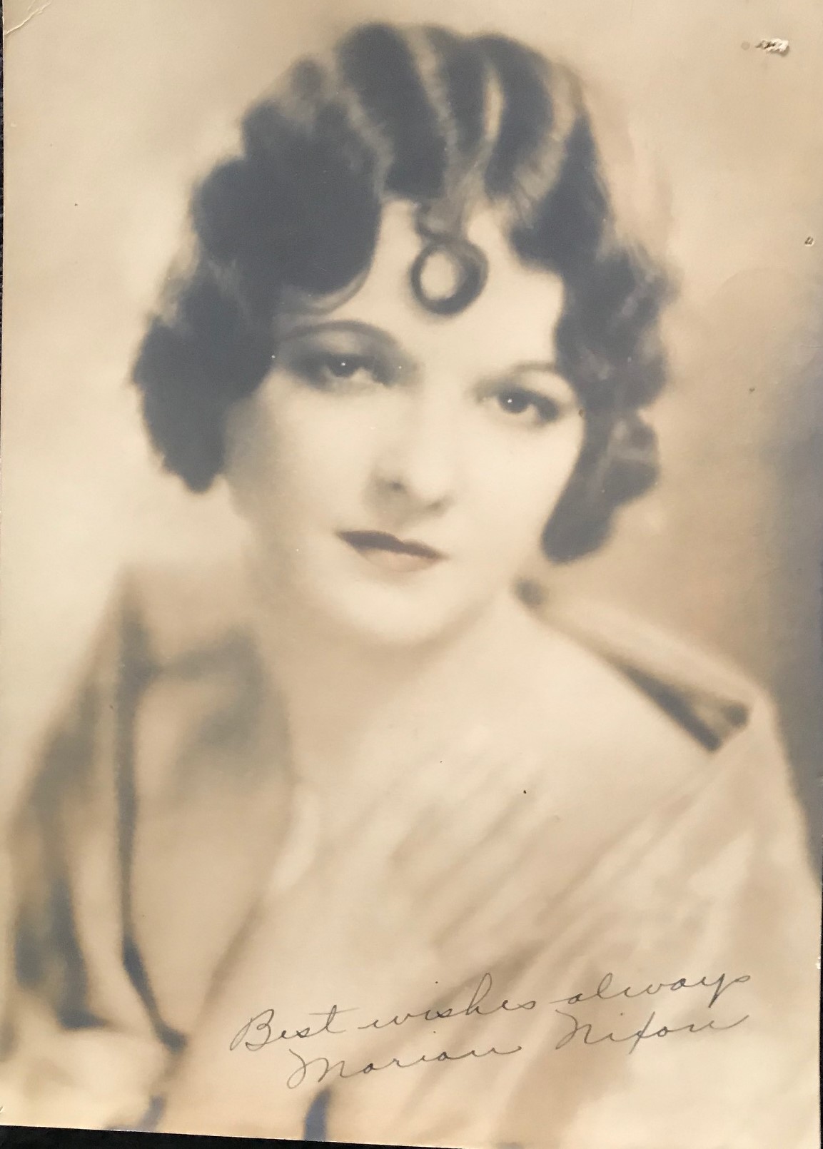 MIRIAN NIXON - AUTOGRAPHED 10 x 8 PUBLICITY PHOTOGRAPH - Silent Movie ...