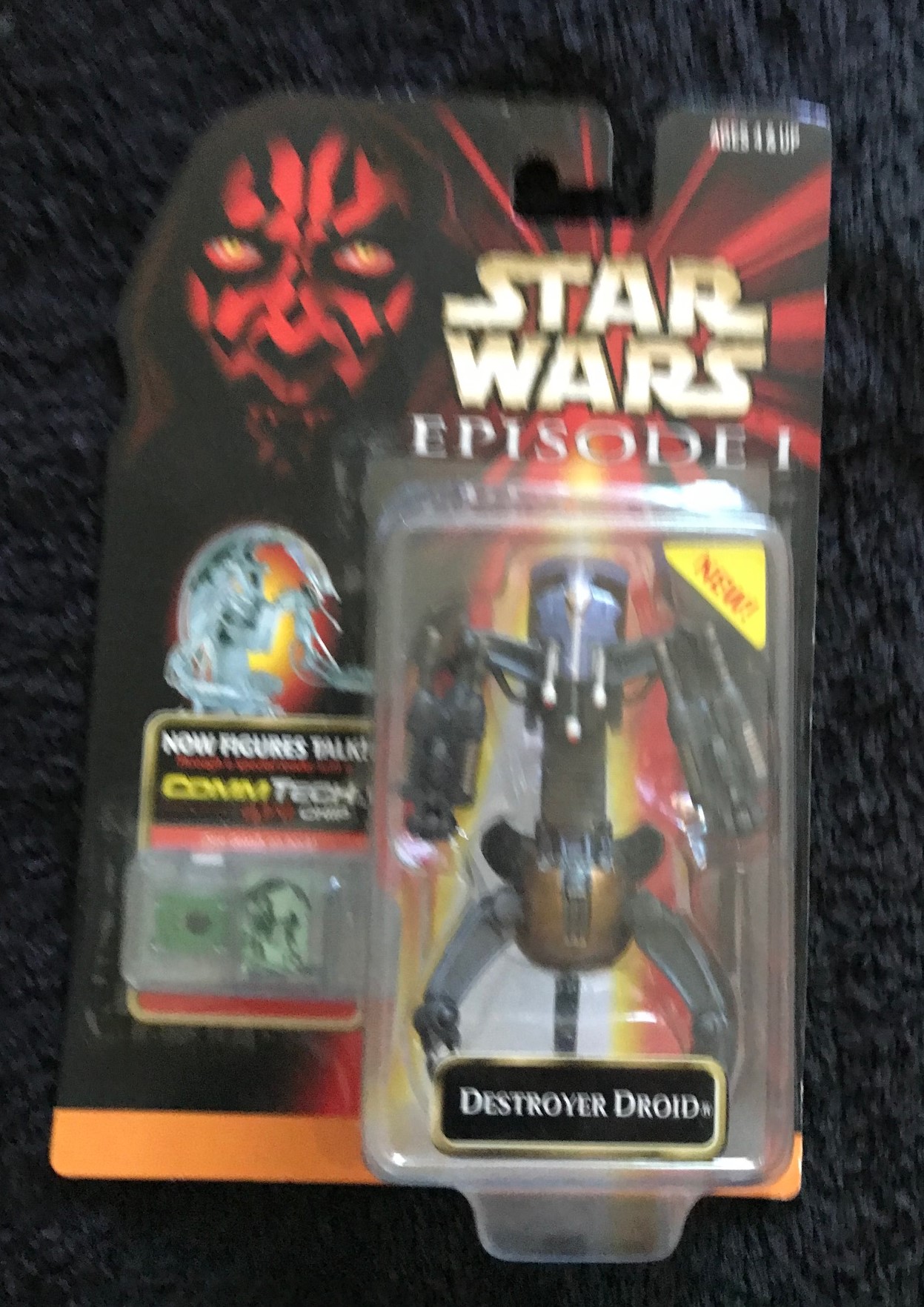 STAR WARS - HASBRO - EPISODE 1 - DESTROYER DROID(a) - with CommTech ...