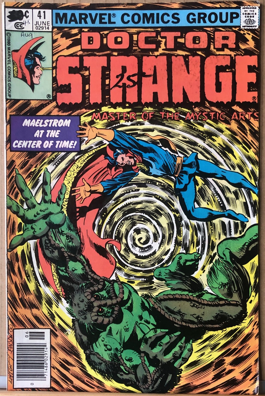 COMIC BOOK - MARVEL - DOCTOR STRANGE (Lot of 5) - #40,#41,#42,#43,#44 ...