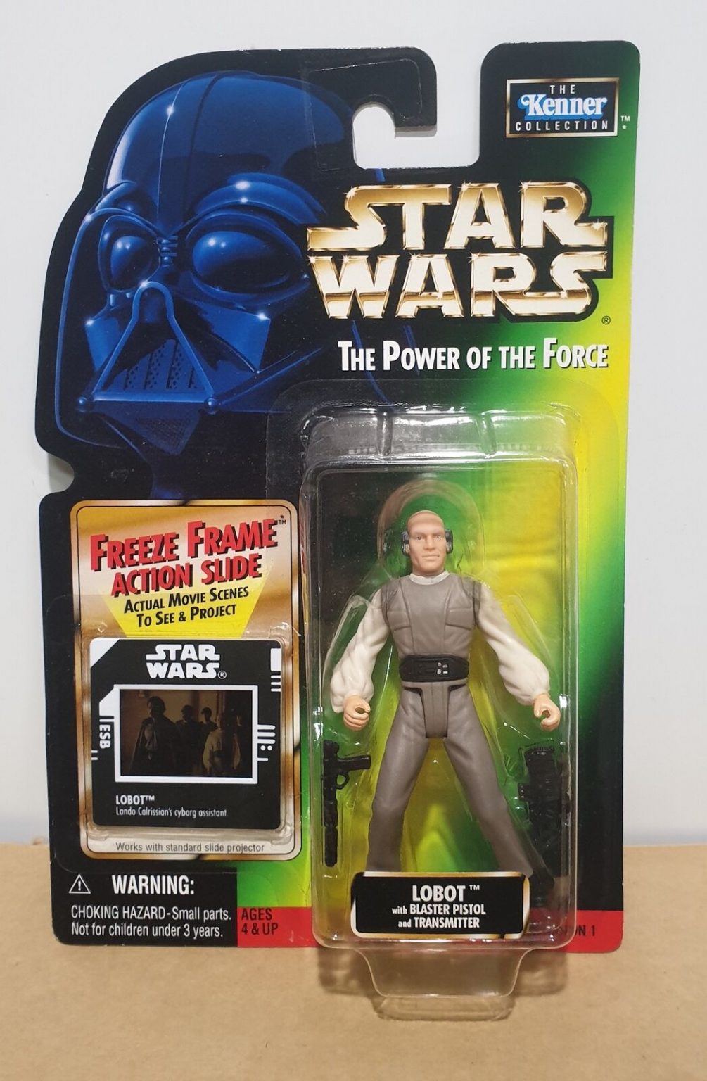 STAR WARS - KENNER - POTF - LOBOT - with Blaster Pistol and Transmitter ...