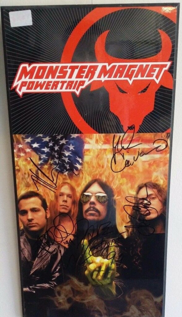 MUSIC PROMO POSTER - BLOCK MOUNTED AND SIGNED – MONSTER MAGNET ...