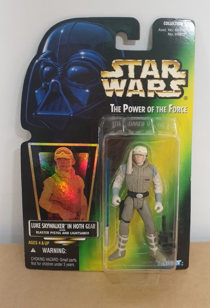 STAR WARS - KENNER - POTF - LUKE SKYWALKER - IN HOTH GEAR - with ...
